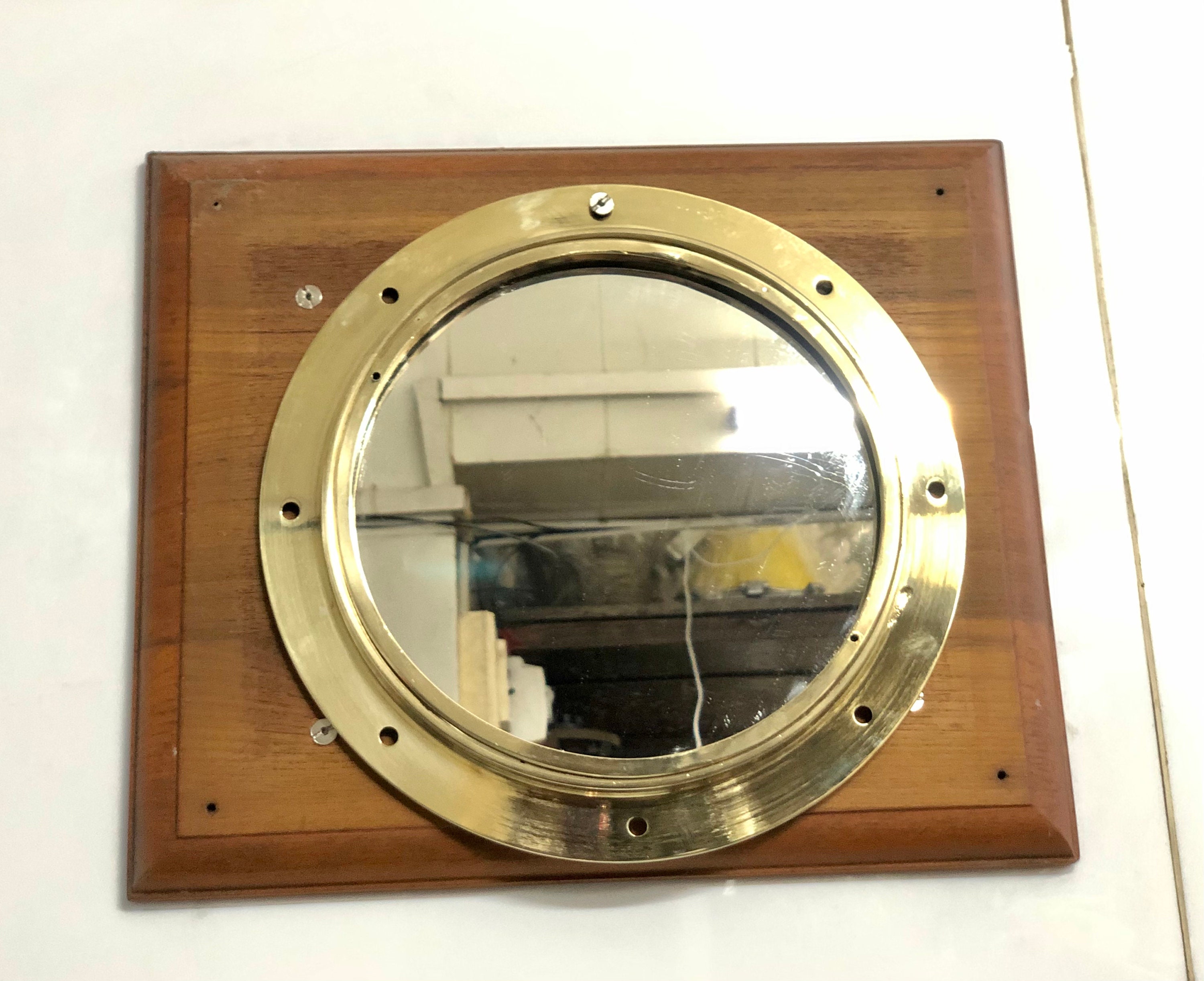 Maritime Theme Industrial Wall Art Deco Mount New Brass Metal - Etsy