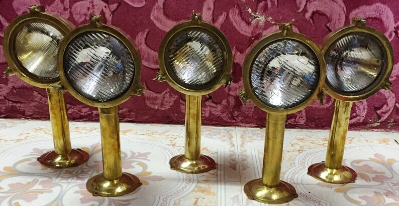 Antique Nautical Mini Boat Ship Antique Spot/search Light With - Etsy