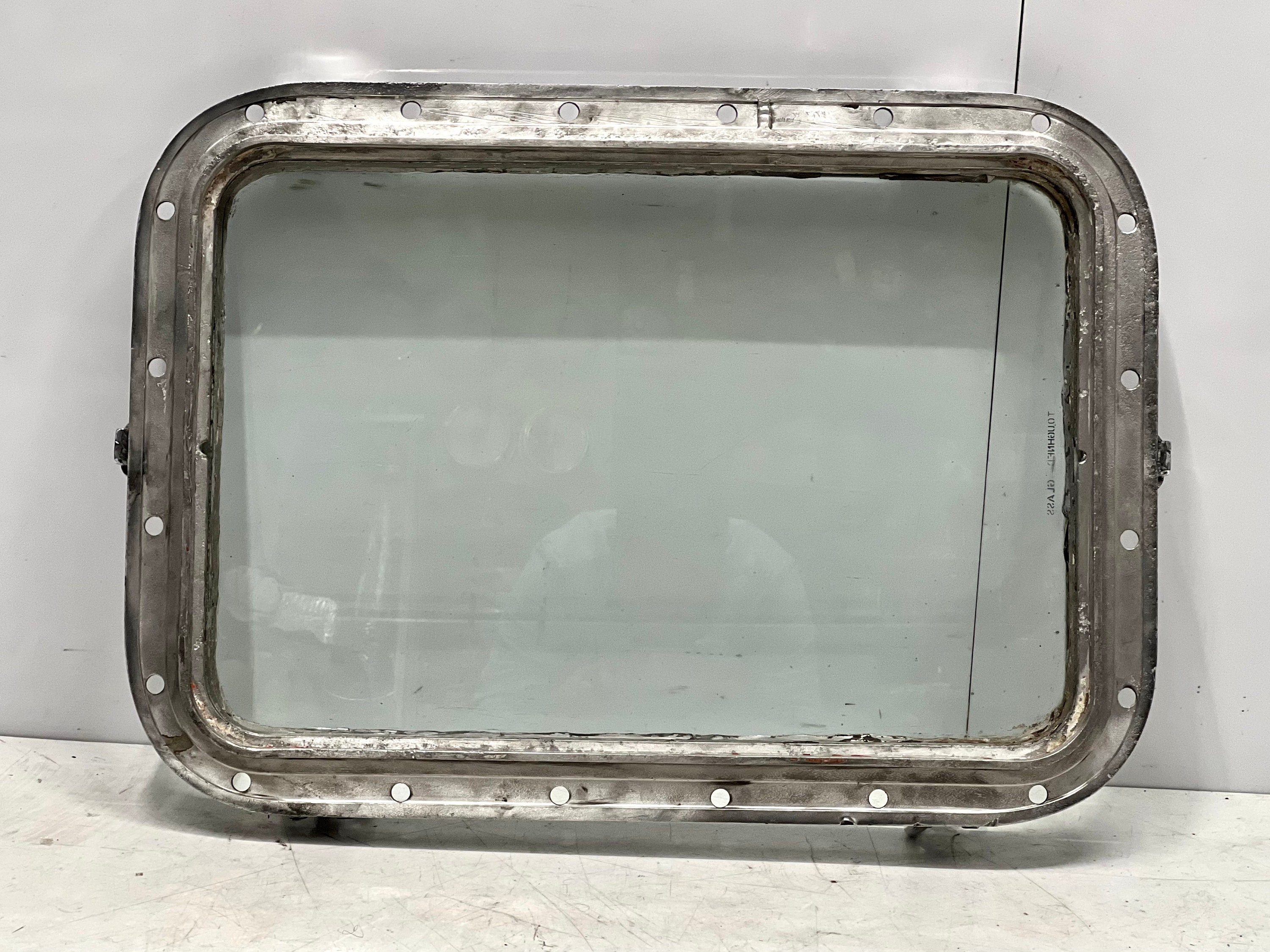 Authentic Reclaimed Original Ship Salvage Aluminum Square Porthole ...
