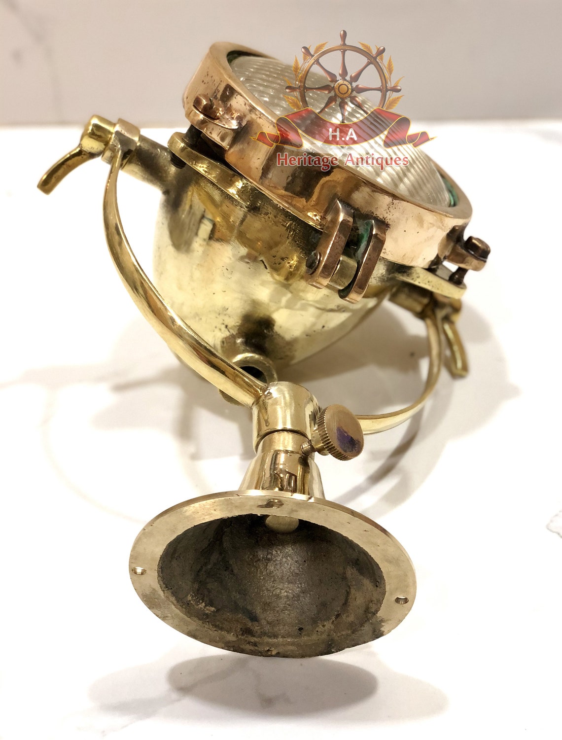 Old Authentic Nautical Marine Antique Ship Mini Search Spot - Etsy