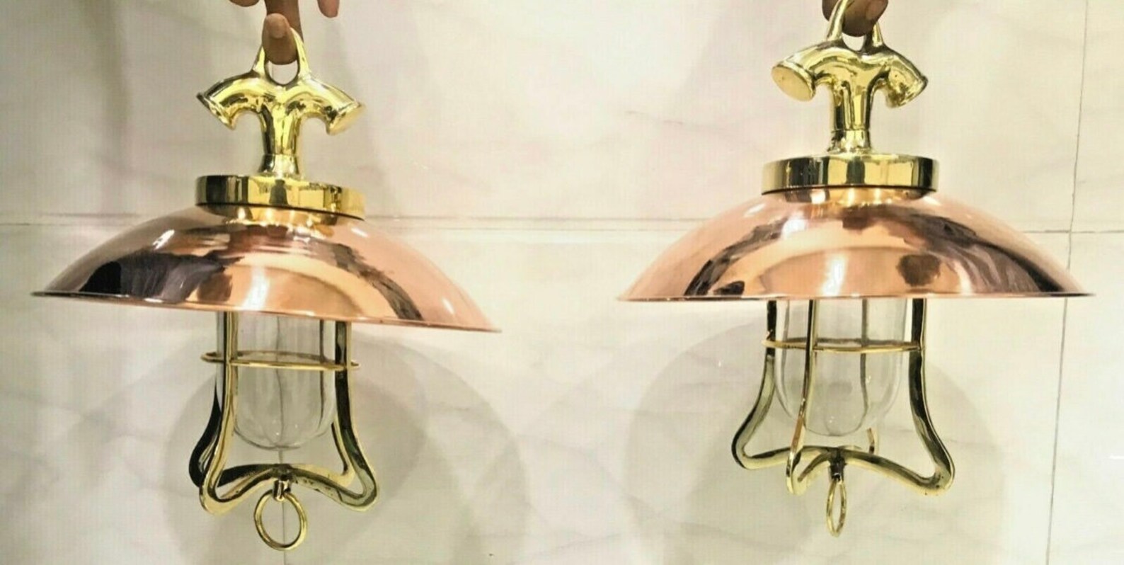 Nautical Vintage Style Hanging Bulkhead Brass Home Decor Light - Etsy