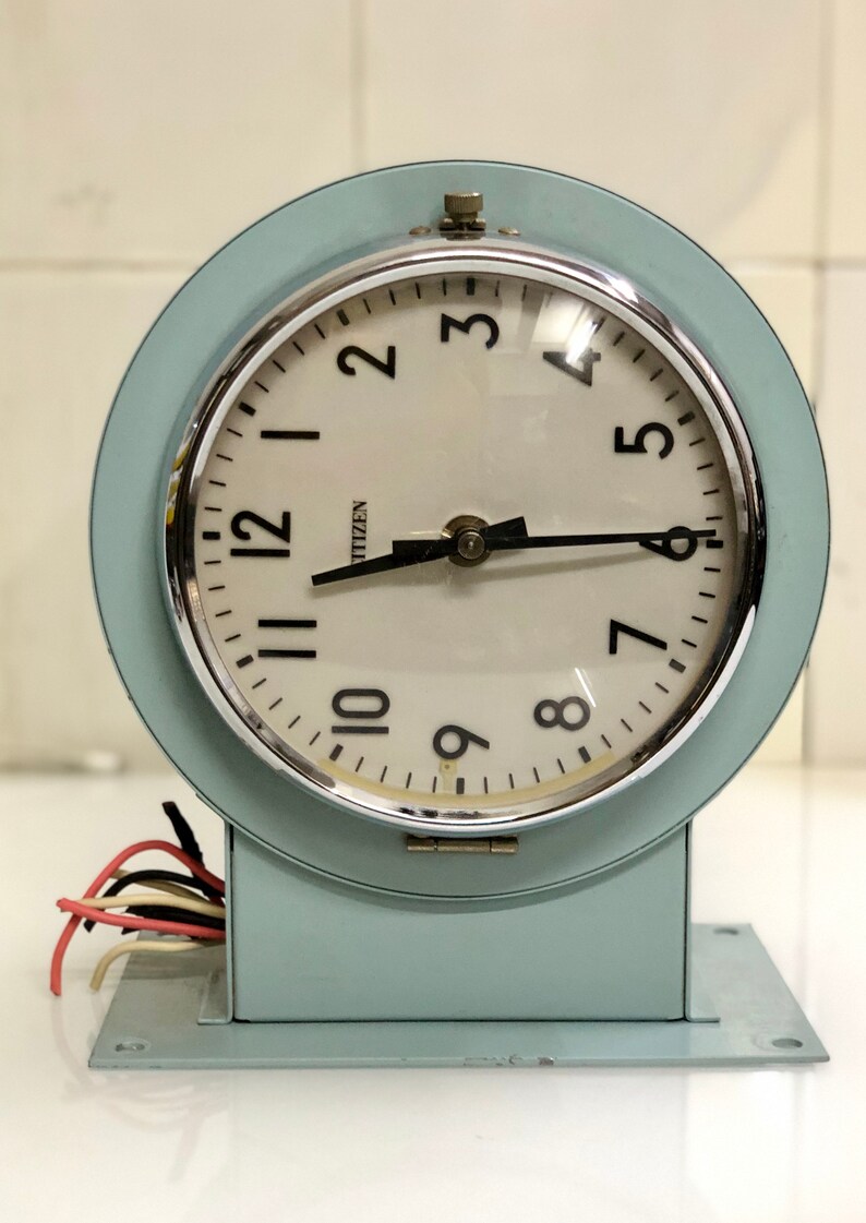 Original Vintage Maritime Navigation Citizen Clock Dual Face | Etsy