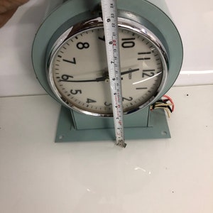 Original Vintage Maritime Navigation Citizen Clock Dual Face Slave ...