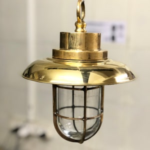 Antique Nautical Ship Long Vintage Style Hanging Cargo Light With Shade ...