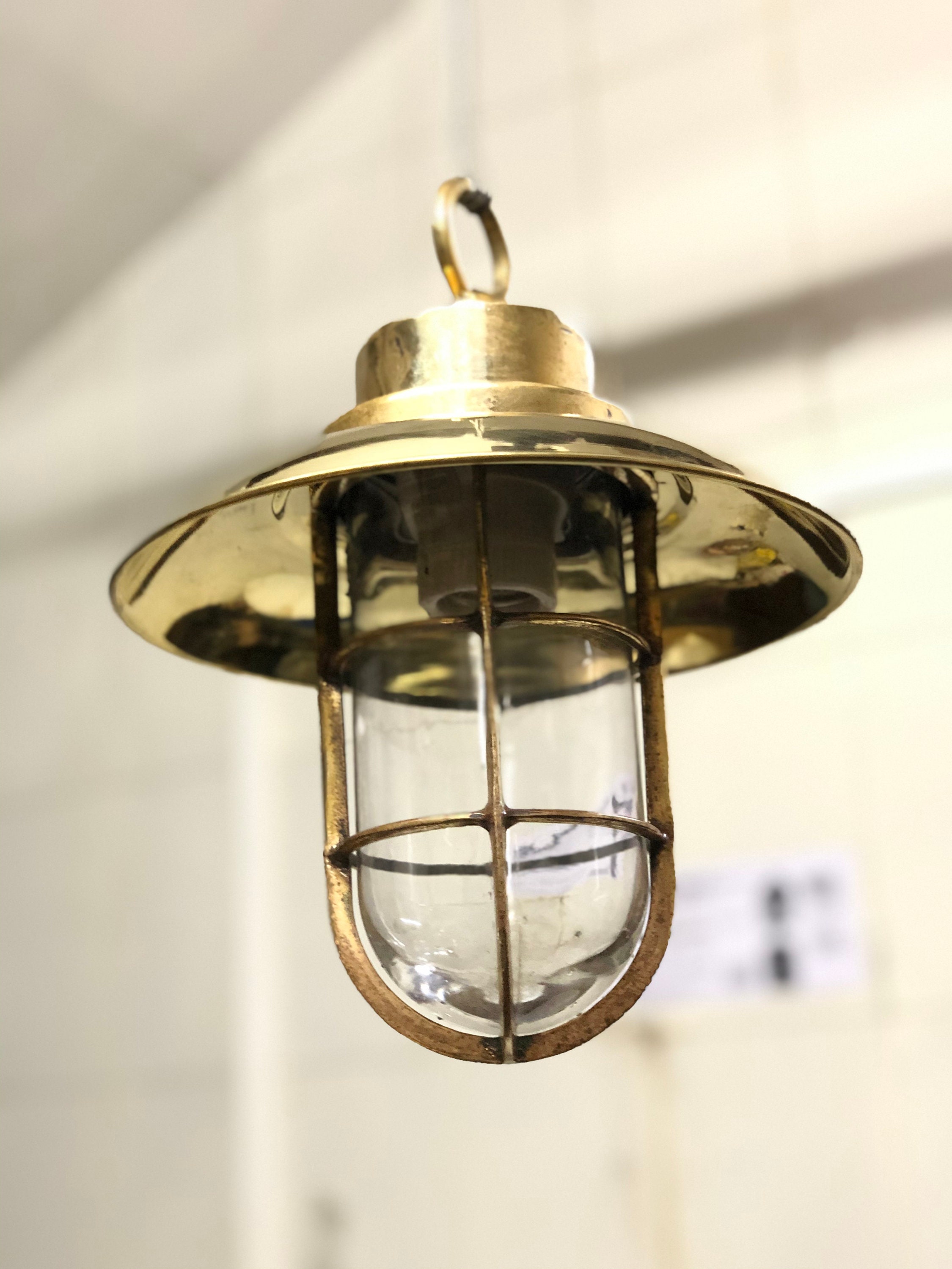 Antique Nautical Ship Long Vintage Style Hanging Cargo Light - Etsy