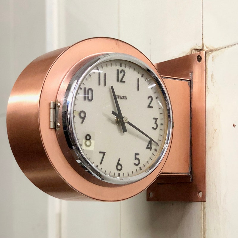 Double Sided Clock - Etsy