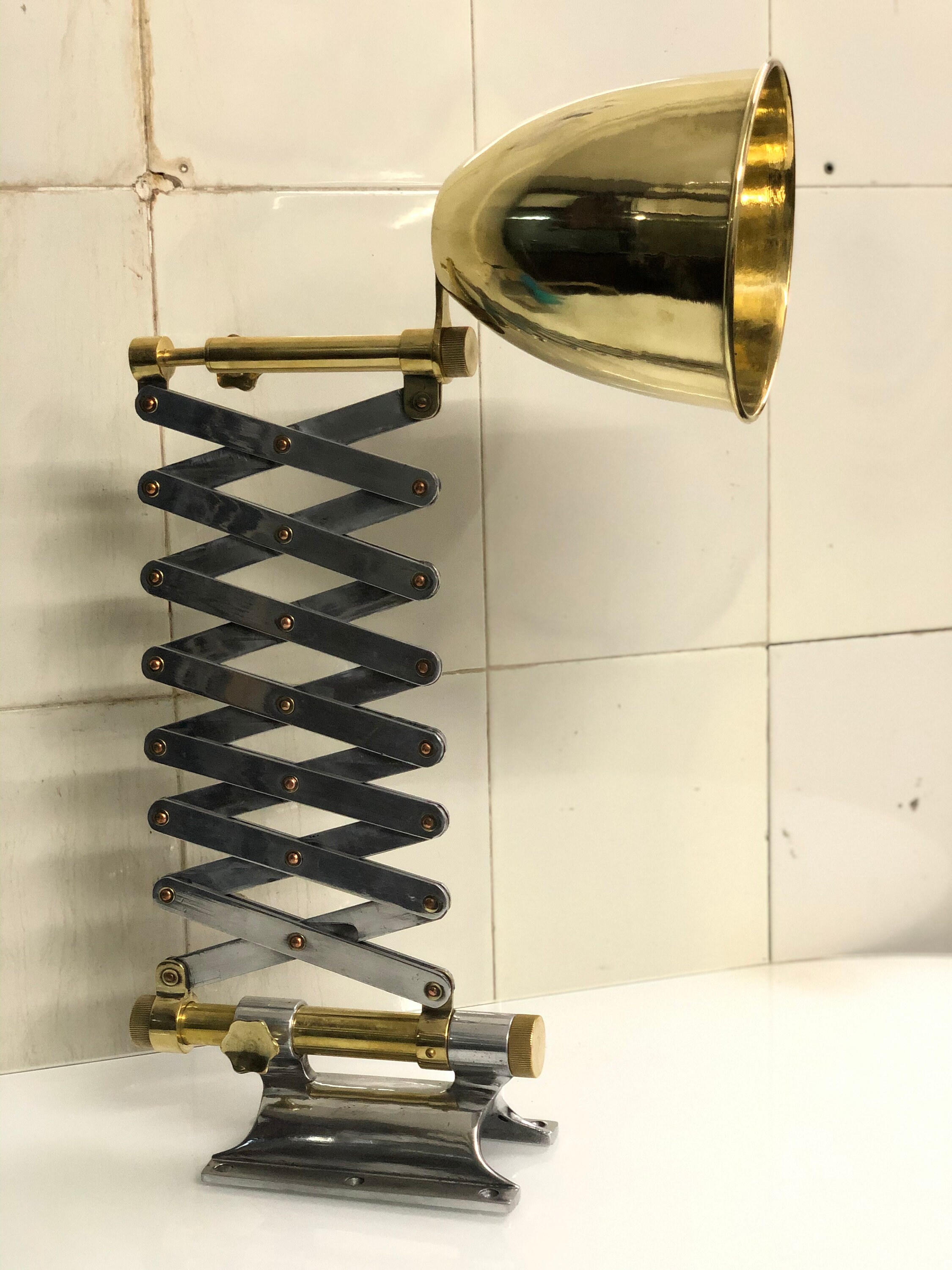 Industrial Modern Vintage Scissor Desk Lamp Wall Swing Arm Stretchable ...