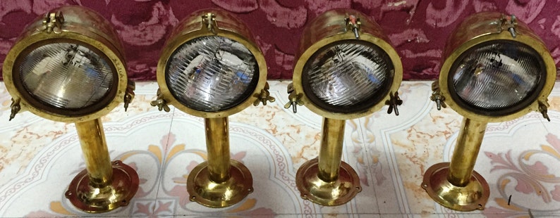 Antique Nautical Mini Boat Ship Antique Spot/search Light With - Etsy