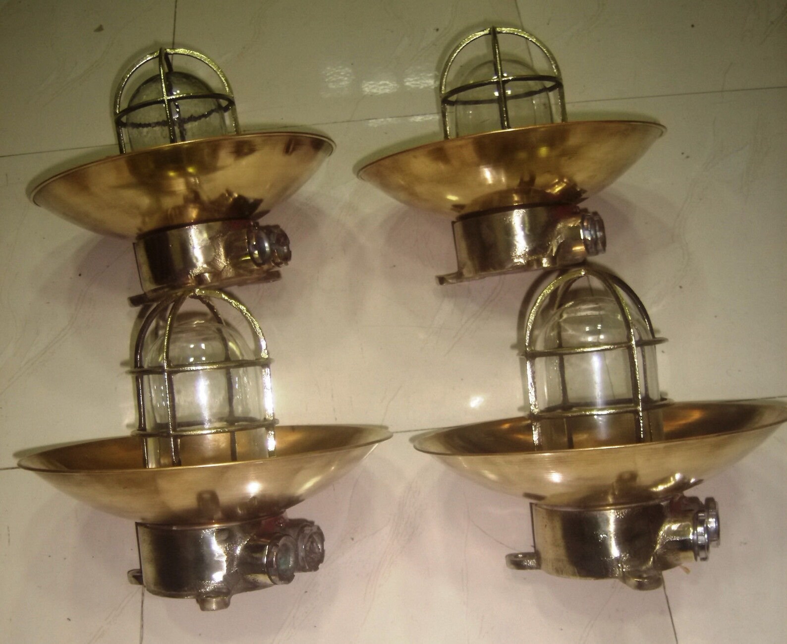 Antique Nautical Ship Brass Long Vintage Pendant Light With - Etsy