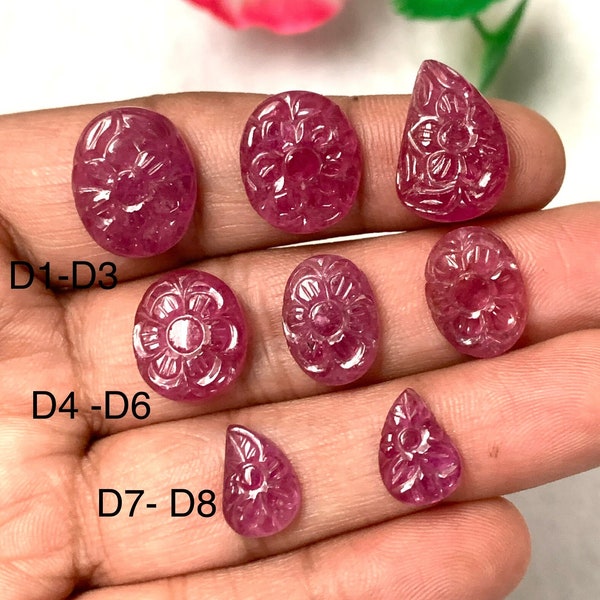 Glass Filled Ruby - Etsy