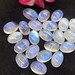 Moonstone 9X11 MM Rainbow Moonstone Oval Cabs , Pack of 4 Pcs. Good ...