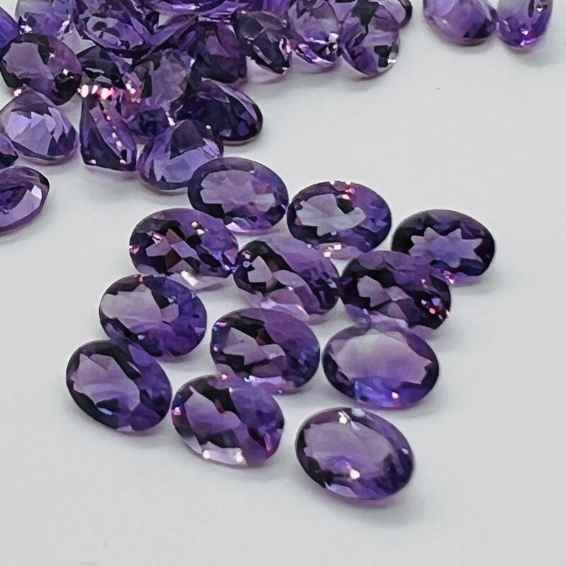 5x7mm Amethyst Cabochon - Etsy