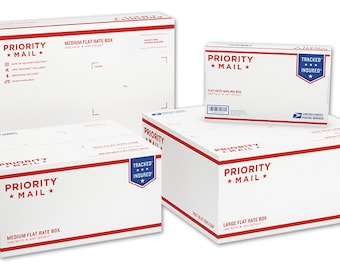Instant Download USPS Priority Mail Box Miniature DIY Printable PDF ...