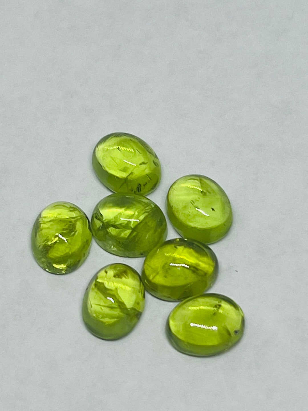 Peridot Oval 8X10MM Cabochons, AA Quality , Pack of 1 Pcs. Natural ...