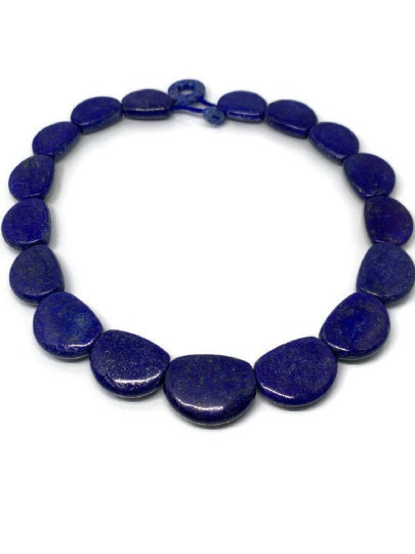 Lapis Necklace -CODE #14 -lapis Square Shape Necklace- Lapis Fancy ...