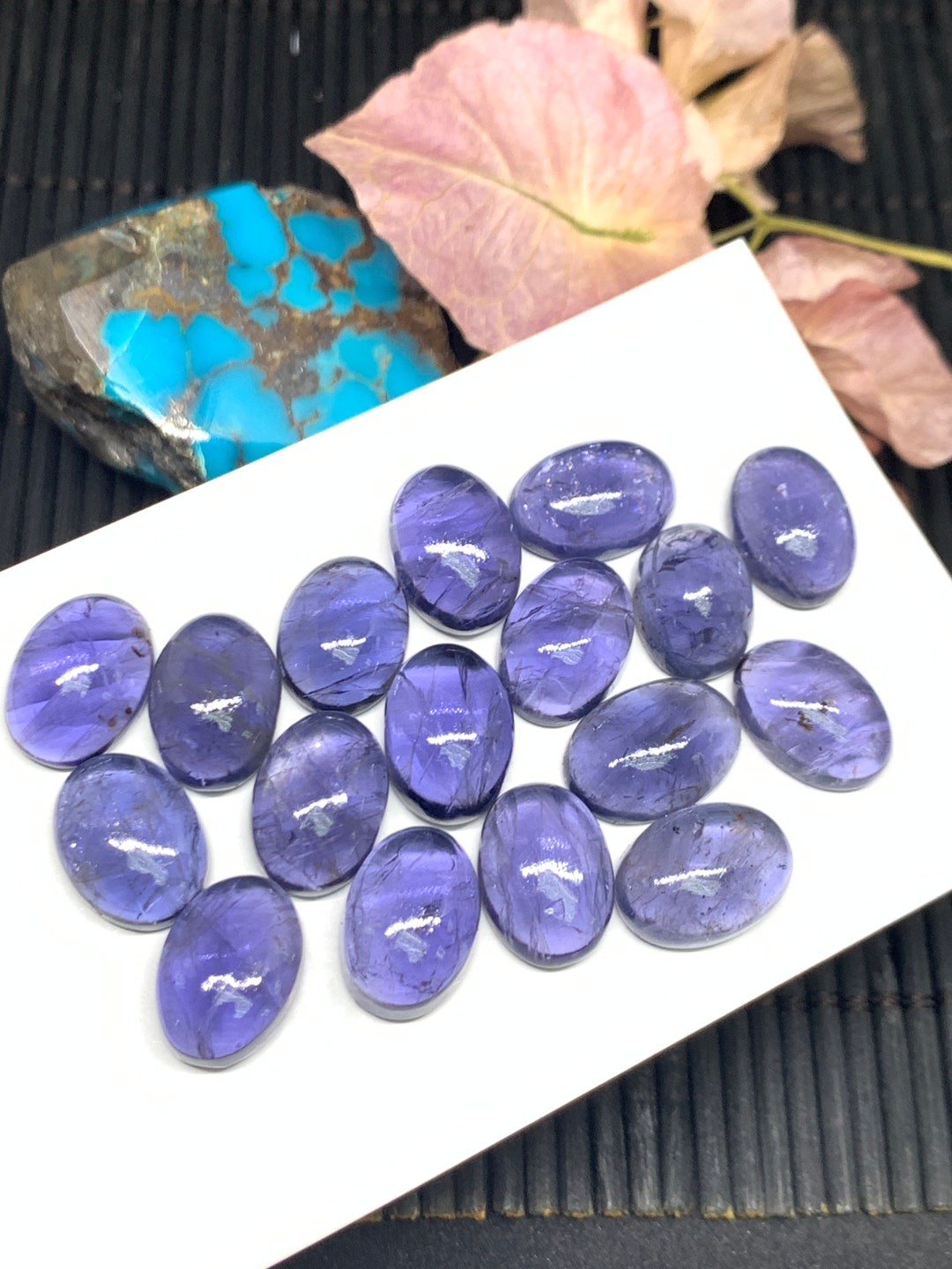 Iolite Oval Cabochon 10x14 Mm Size Code #i28 Blue Color- AA Quality ...