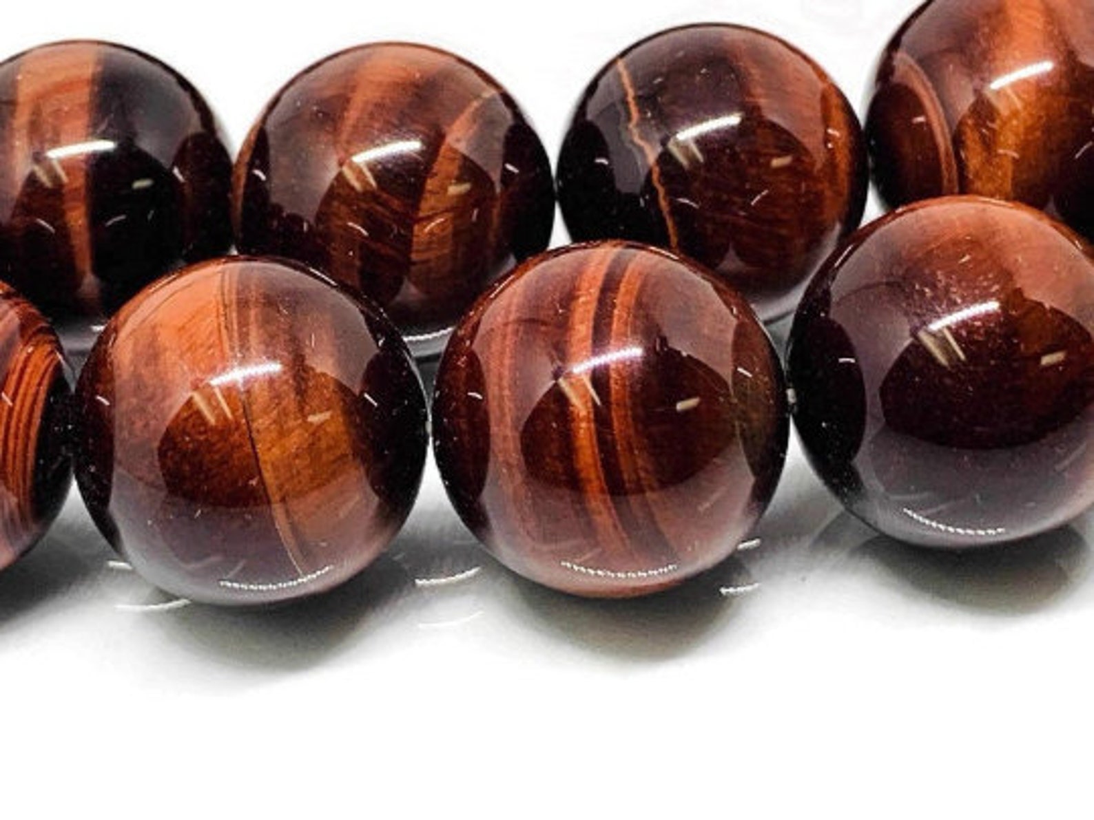 20 Mm Red Tiger Eye Round Beads AAA Quality Wholesale Tiger - Etsy