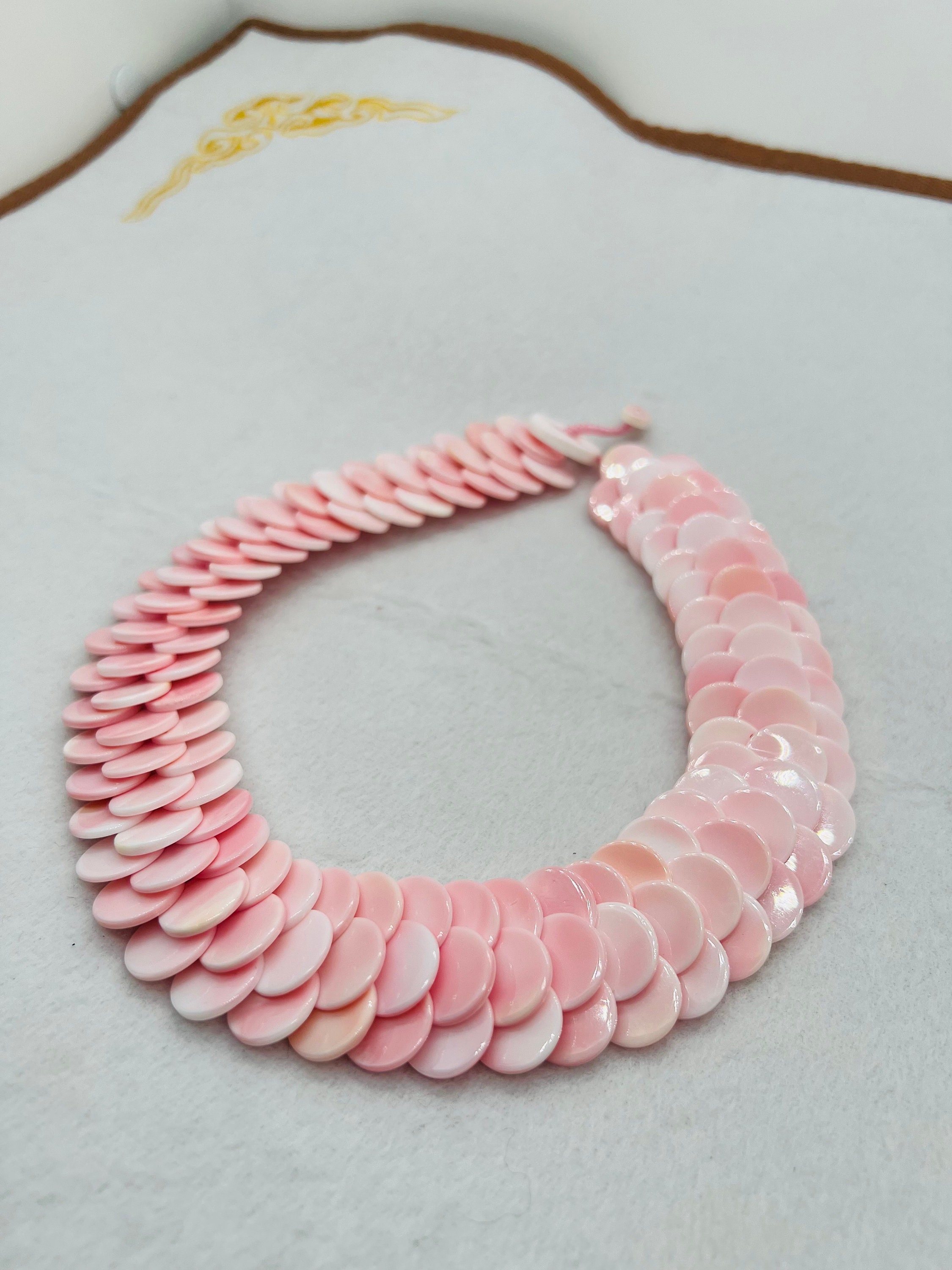 Queen Conch Shell Necklace, AAA Quality • Natural Pink Queen Conch ...