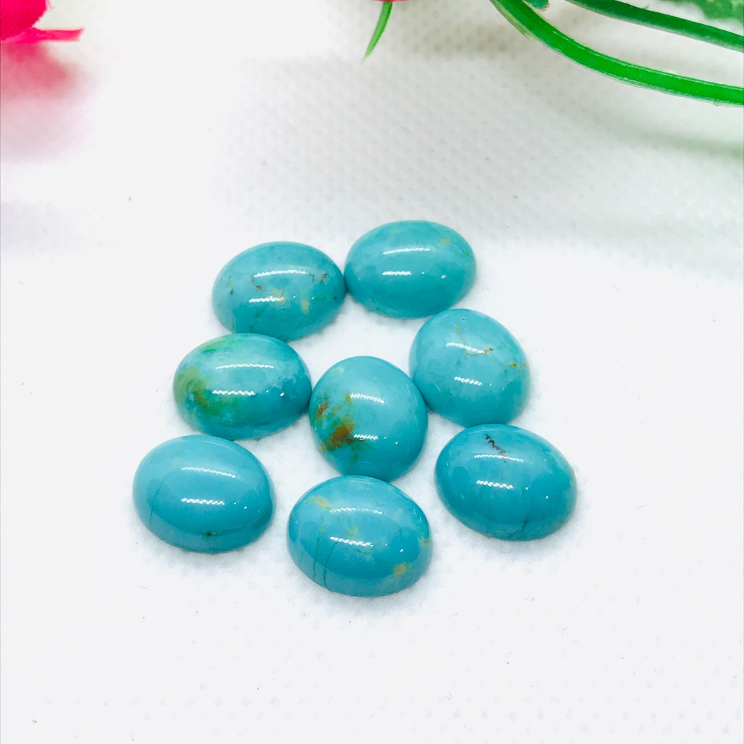 Turquoise Cabs 10X12MM Size Quality AAA 100% Natural Turquoise Gemstone ...