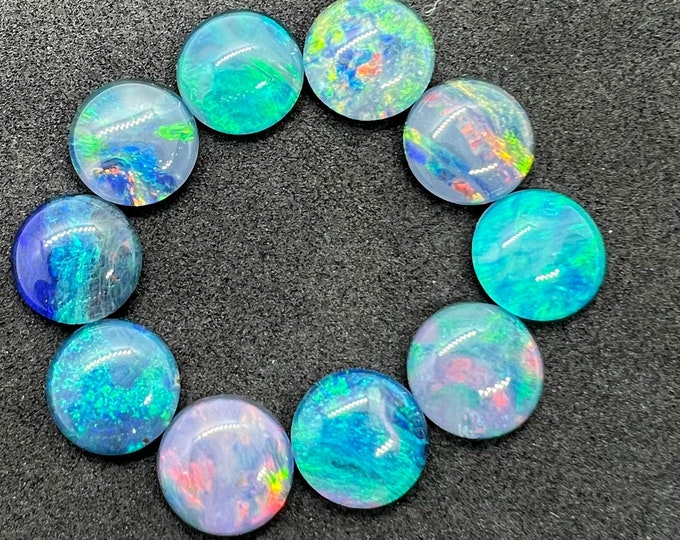 Australian Opal 10 Mm Cabs Pack of 1 Pieces AAA Quality - Etsy