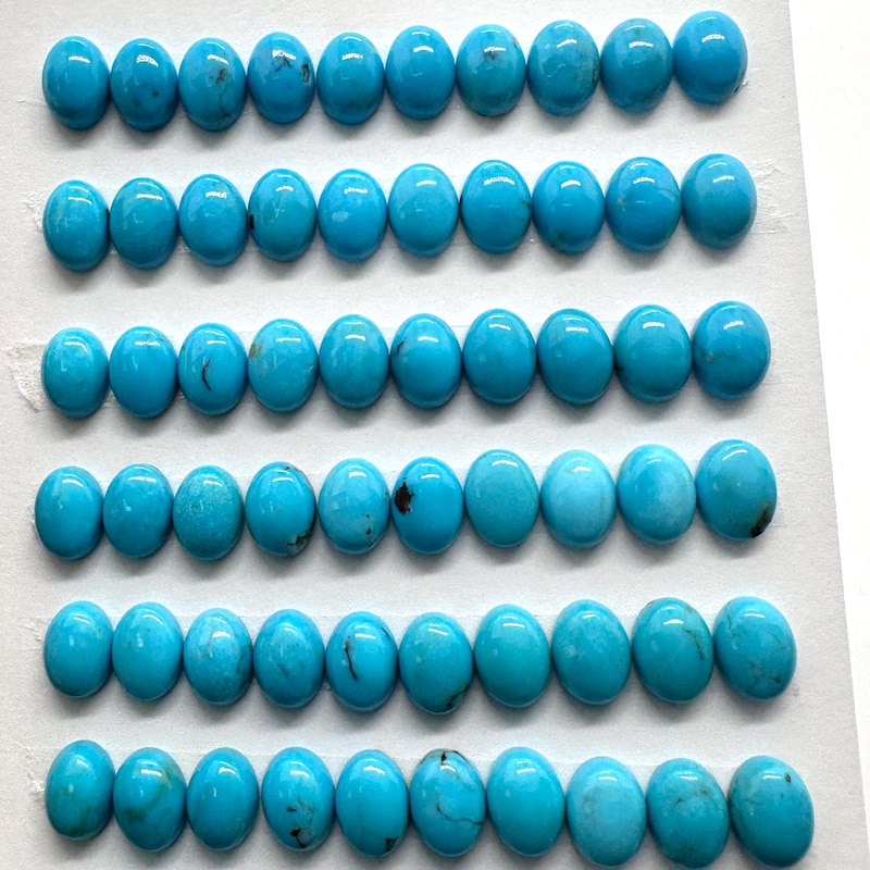 Turquoise 2 Cab Ring - Etsy