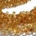 Citrine Smooth Drop Shape ,size 4X7 MM Good Color , Origin From Brazil ...