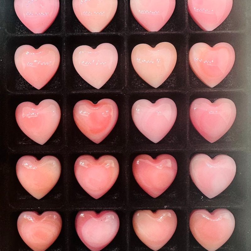 Cabochon Flat Back Heart - Etsy