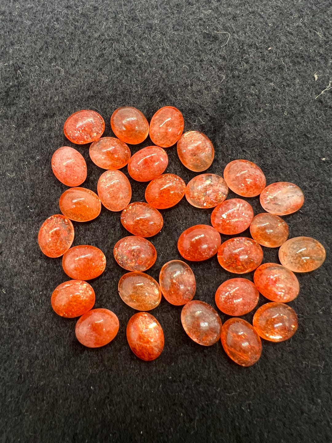 Sunstone Cabochon 8X10 Mm -pack of 4 Pieces -AAA Quality Cabs- Sunstone ...