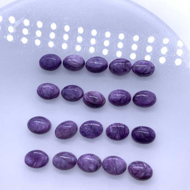 Oval Charoite Cabochon - Etsy