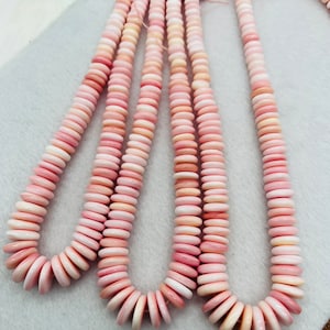 Queen Conch Shell Roundel Beads • 6 TO 12 Mm Graduate Size • Length 40 ...