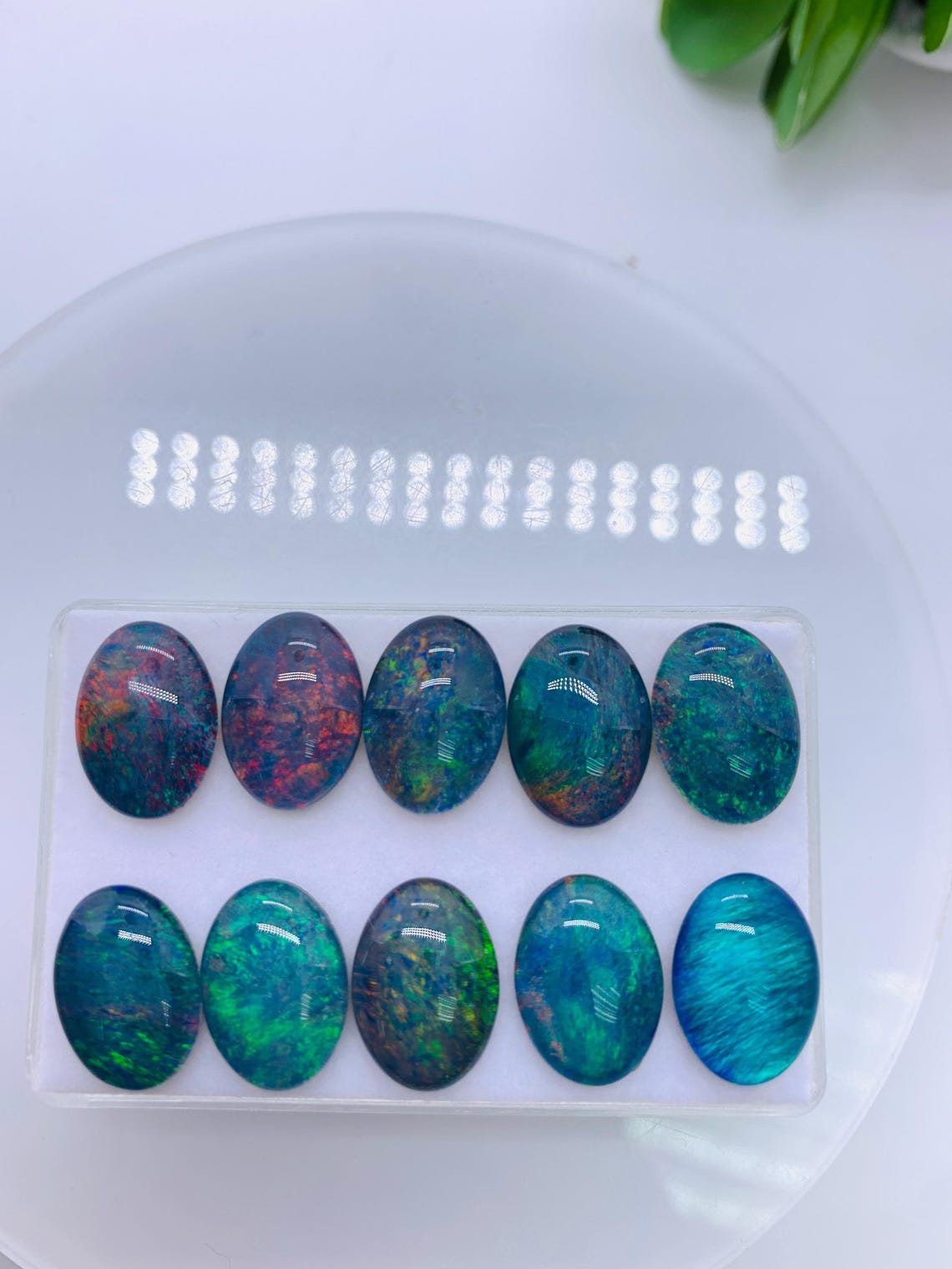 Australian Opal 10x14 Mm Cabs- Pack of 1 Pc -AAA Quality, Opal Triplet ...
