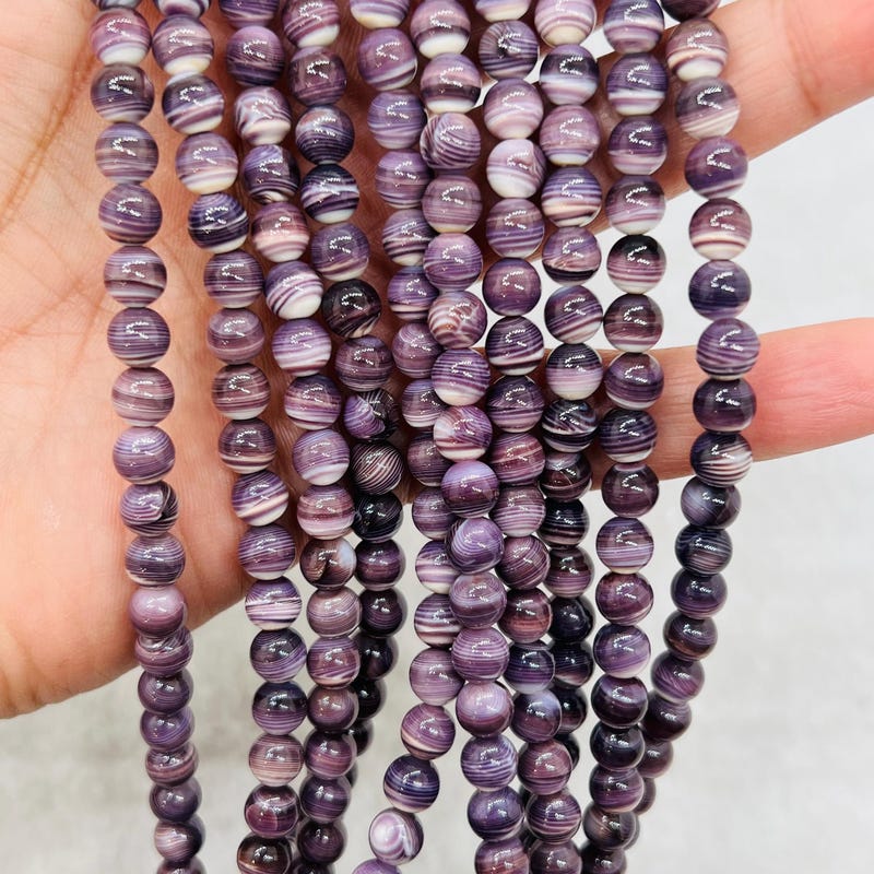Wampum Round Bead - Etsy