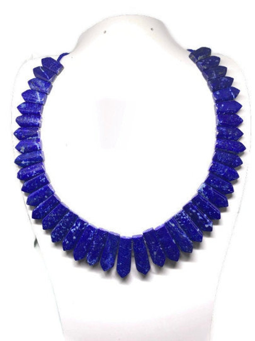Lapis Necklace -CODE #18 -lapis Square Shape Necklace- Lapis Fancy ...