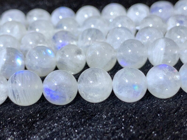 Moonstone 8MM Half Strand Round Beads Rainbow Moonstone - Etsy