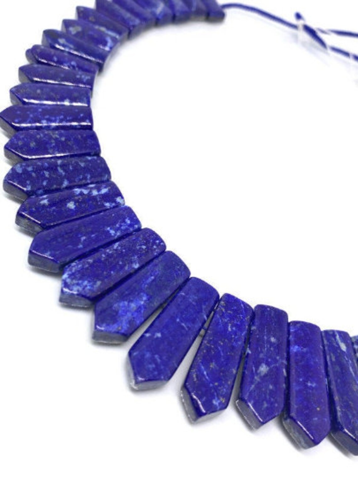 Lapis Necklace -CODE #18 -lapis Square Shape Necklace- Lapis Fancy ...