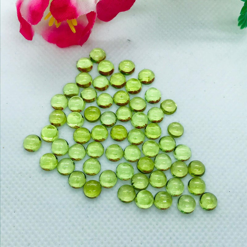 Cabochon Peridot Jewelry - Etsy