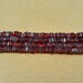 Garnet Heishi Cube , Garnet Flat Square , 4.5-5mm AAA Qualtity Good ...