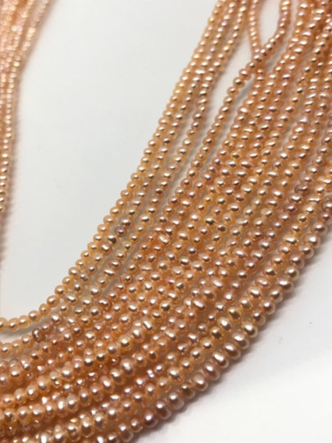 2.5MM Freshwater Peach Cultured Pearl .natural Freshwater Pearl , AAAA ...