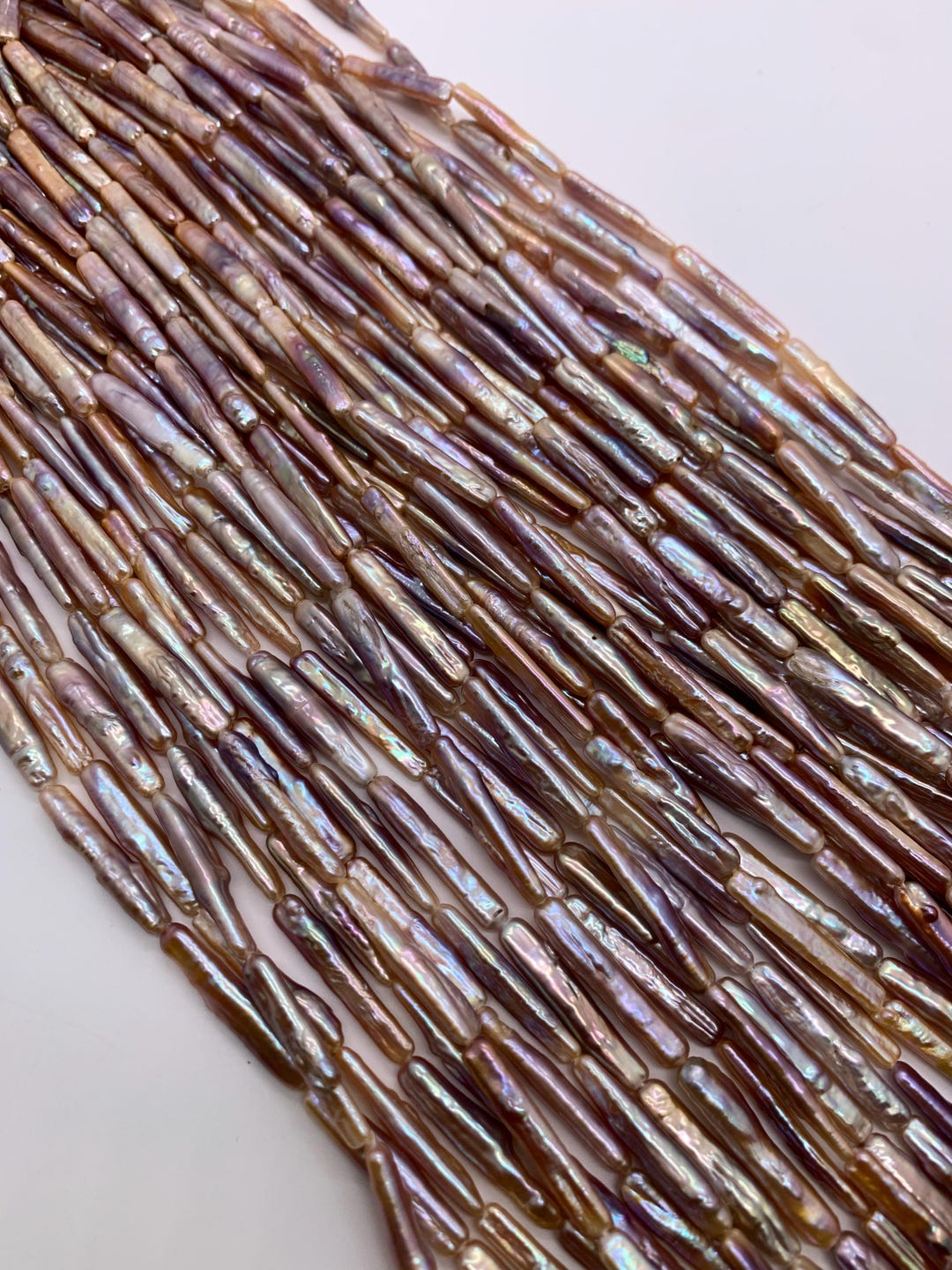 Freshwater Pearl Stick Beads 23-24 X 4-4.5 Mm Size -biwa Stick Beads ...