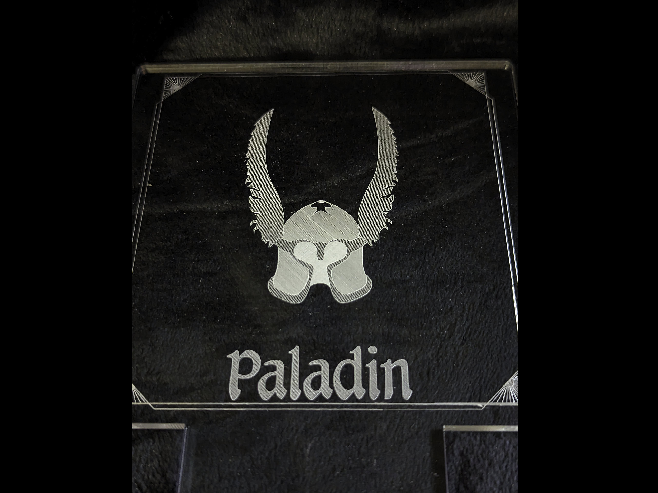 Everquest Inspired Paladin LED Acrylic Desk Light Night Light - Etsy