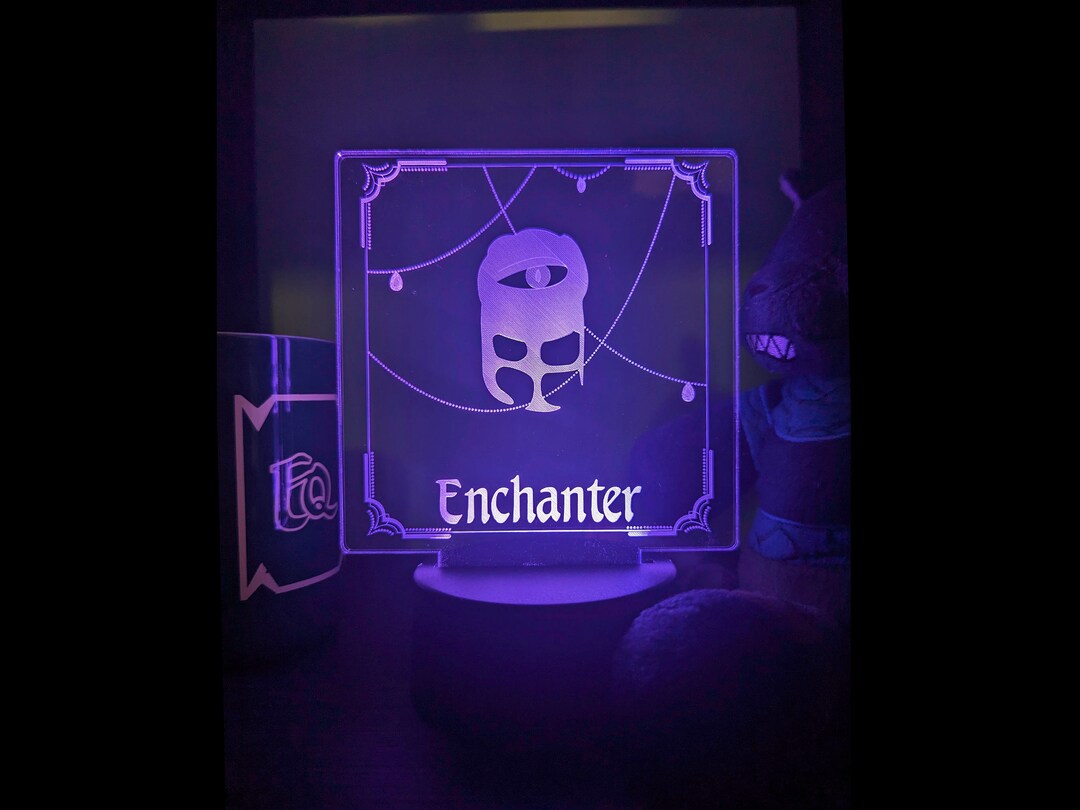 Everquest Inspired Enchanter LED Acrylic Desk Light Night Light - Etsy