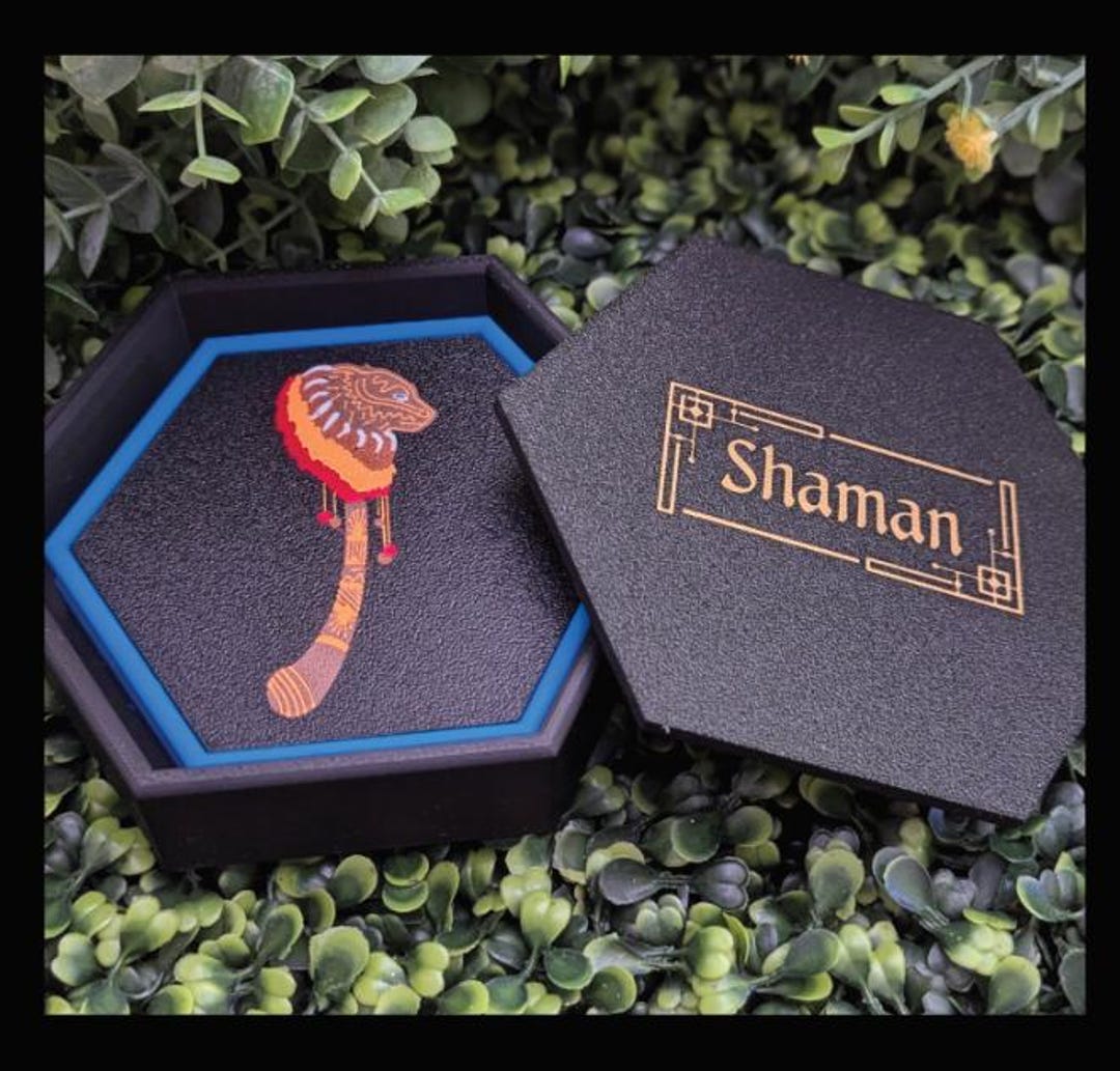 Everquest Inspired Shaman 3d Printed Drink Coasters - Personalizable ...