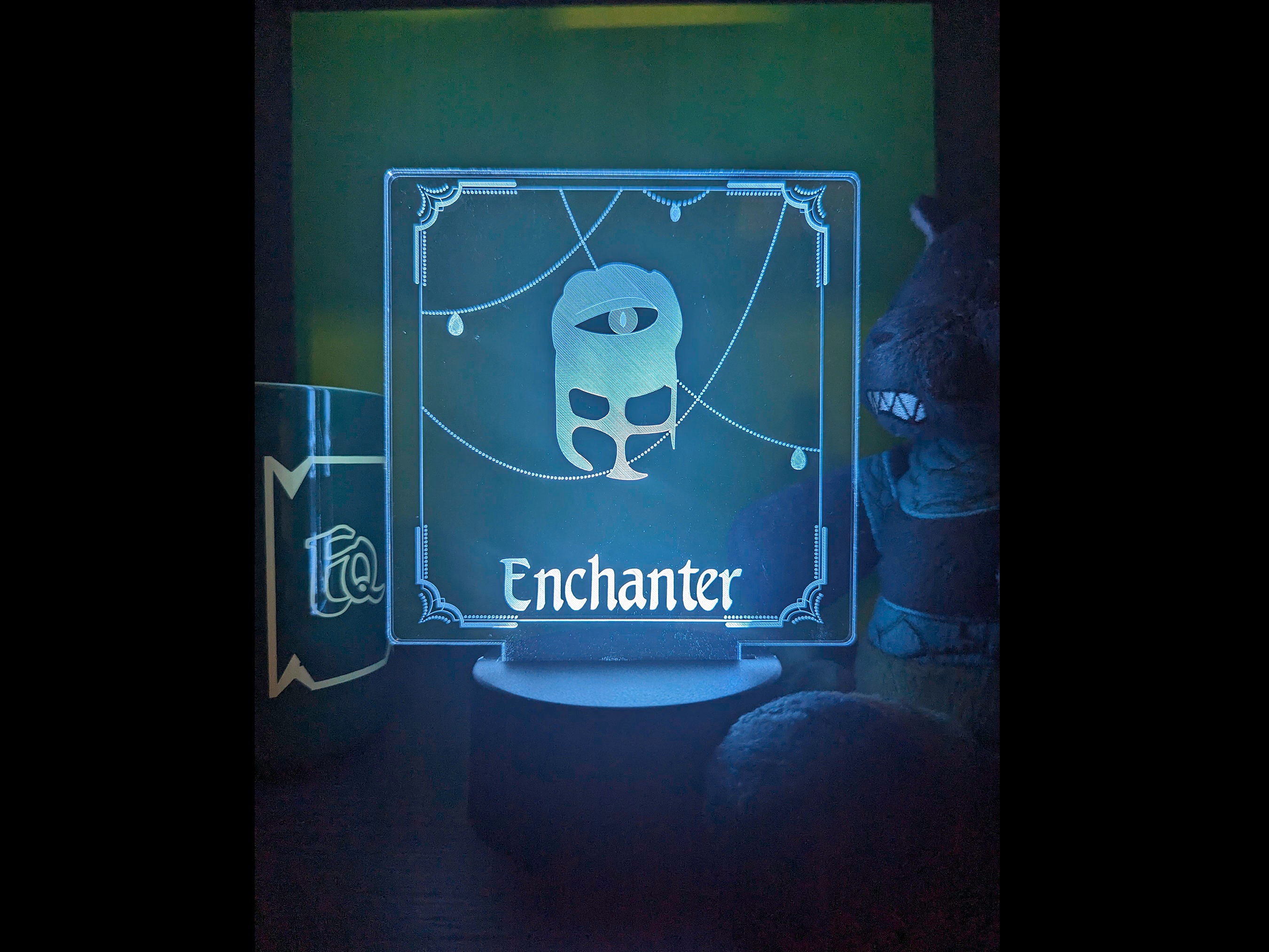 Everquest Inspired Enchanter LED Acrylic Desk Light Night Light - Etsy