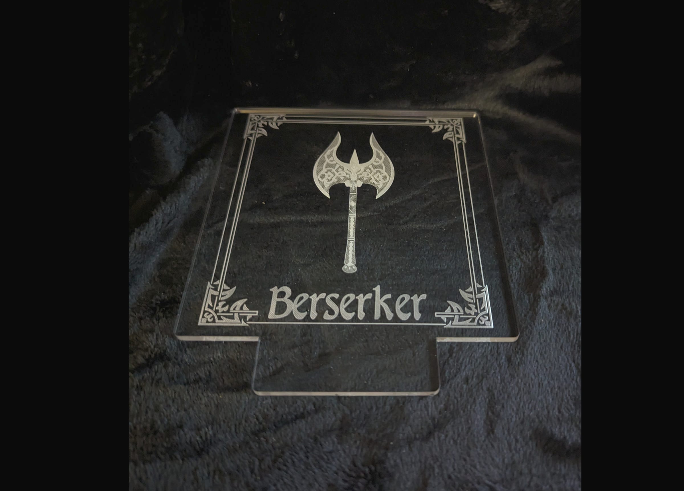 Everquest Inspired Berserker LED Acrylic Desk Light Night Light - Etsy