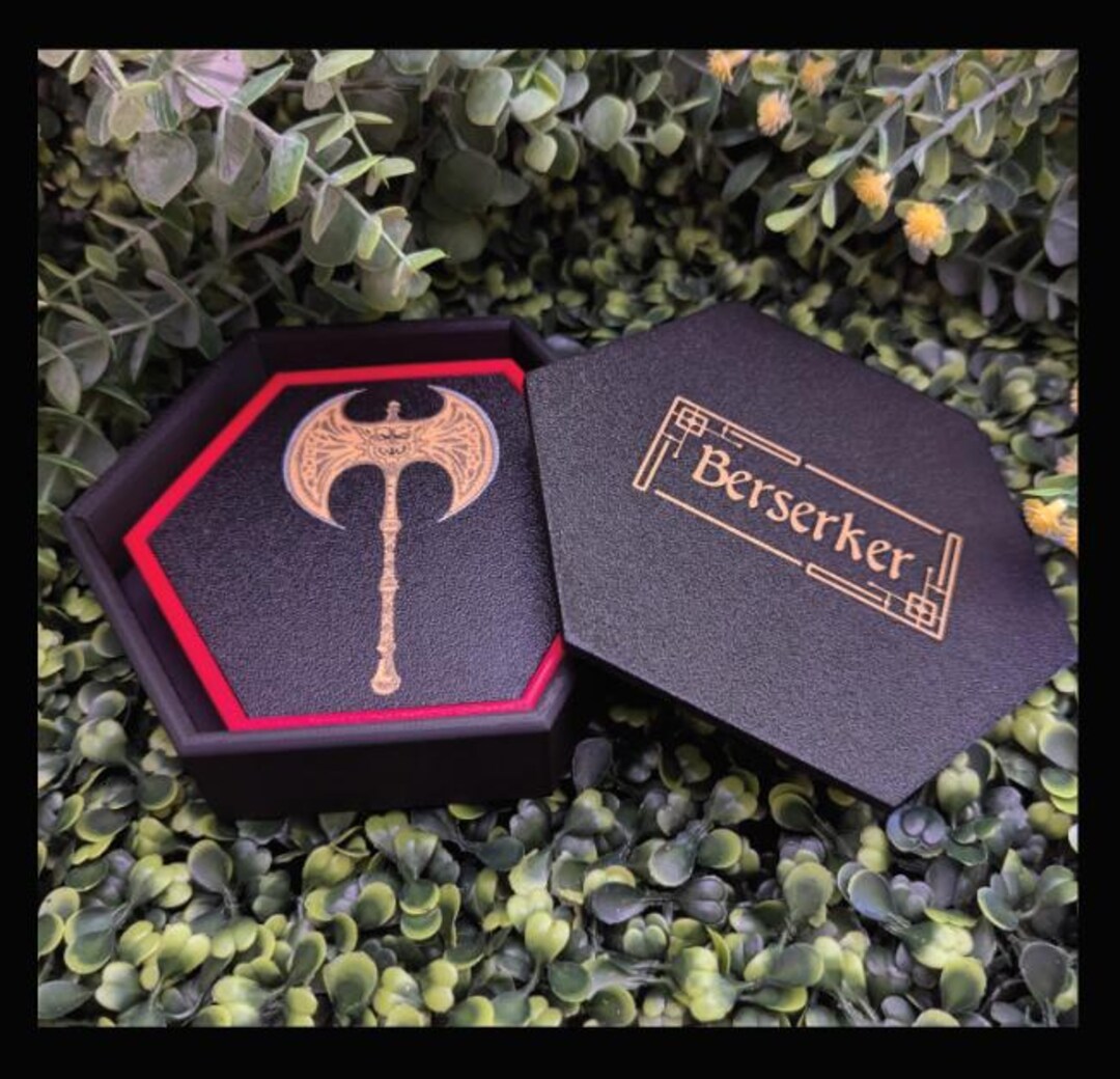 Everquest Inspired Berserker 3d Printed Drink Coasters - Personalizable ...