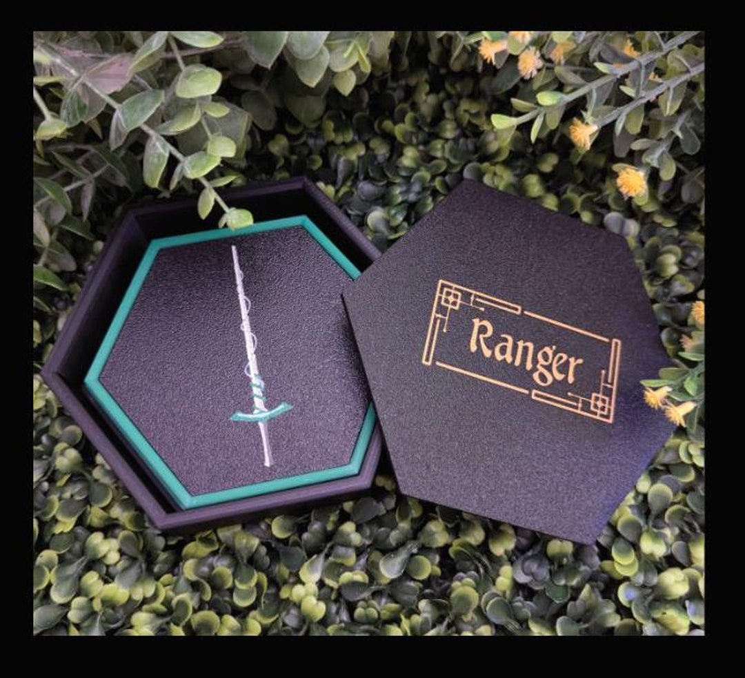 Everquest Inspired Ranger 3d Printed Drink Coasters - Personalizable ...