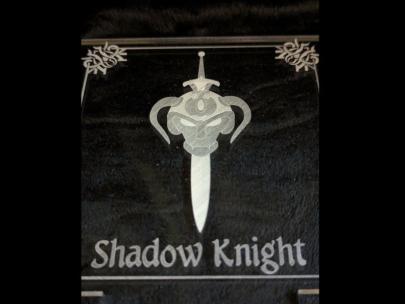 Everquest Inspired Shadow Knight LED Acrylic Desk Light Night Light - Etsy