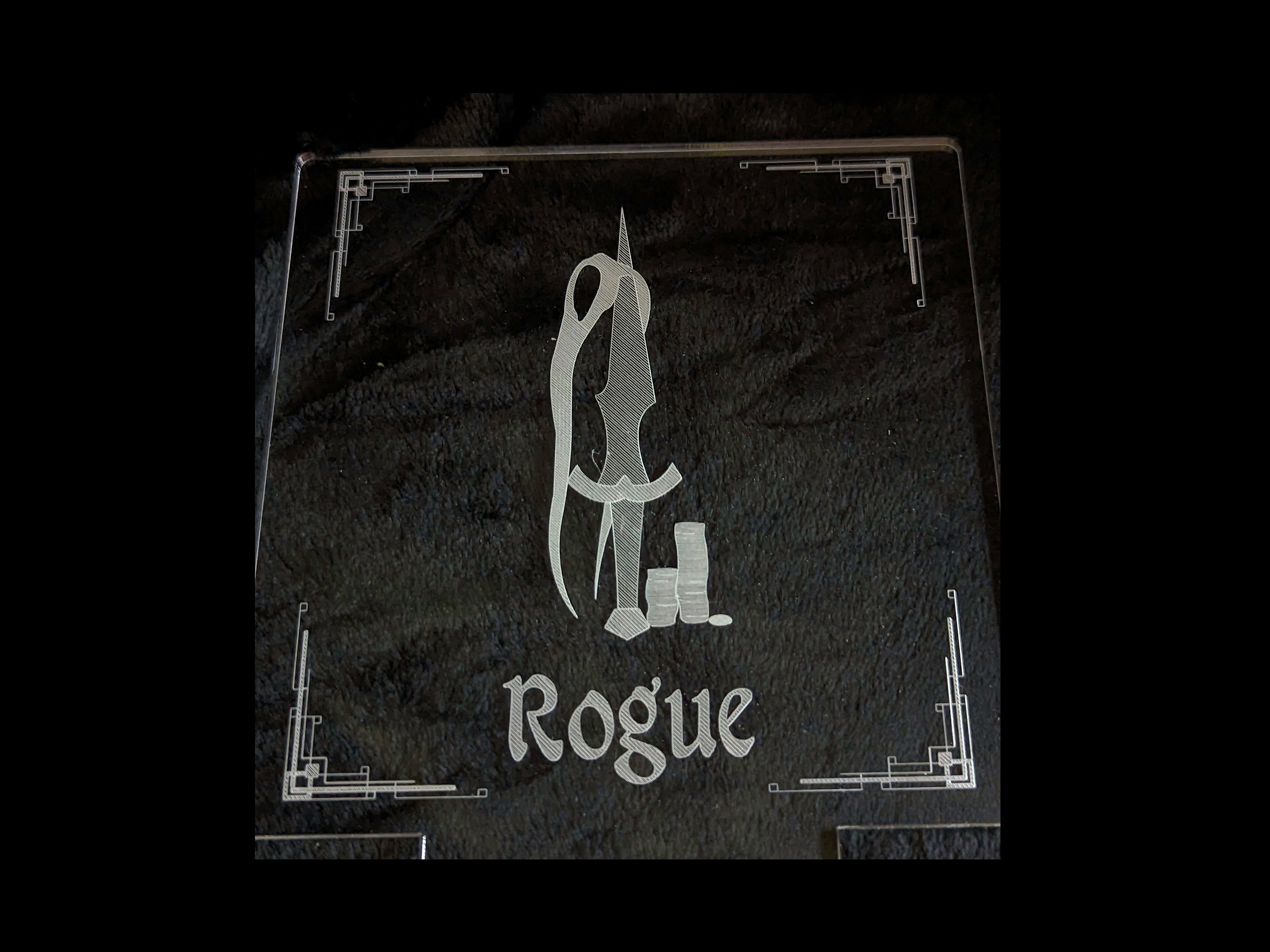 Everquest Inspired Rogue LED Acrylic Desk Light Night Light - Etsy