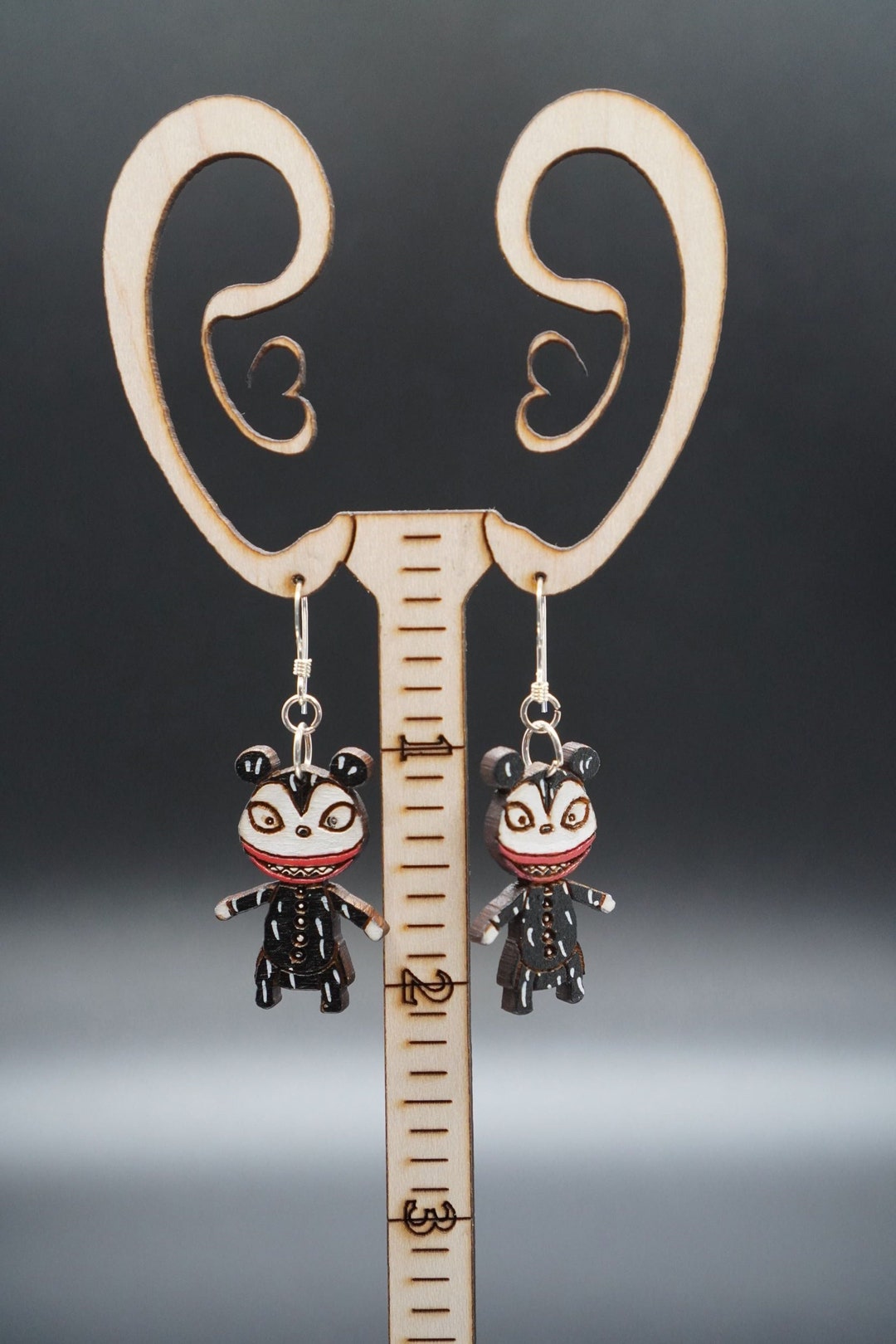 Vampire Teddy NBC, Laser Cut, Hand Painted, Recycled Maple, Light ...