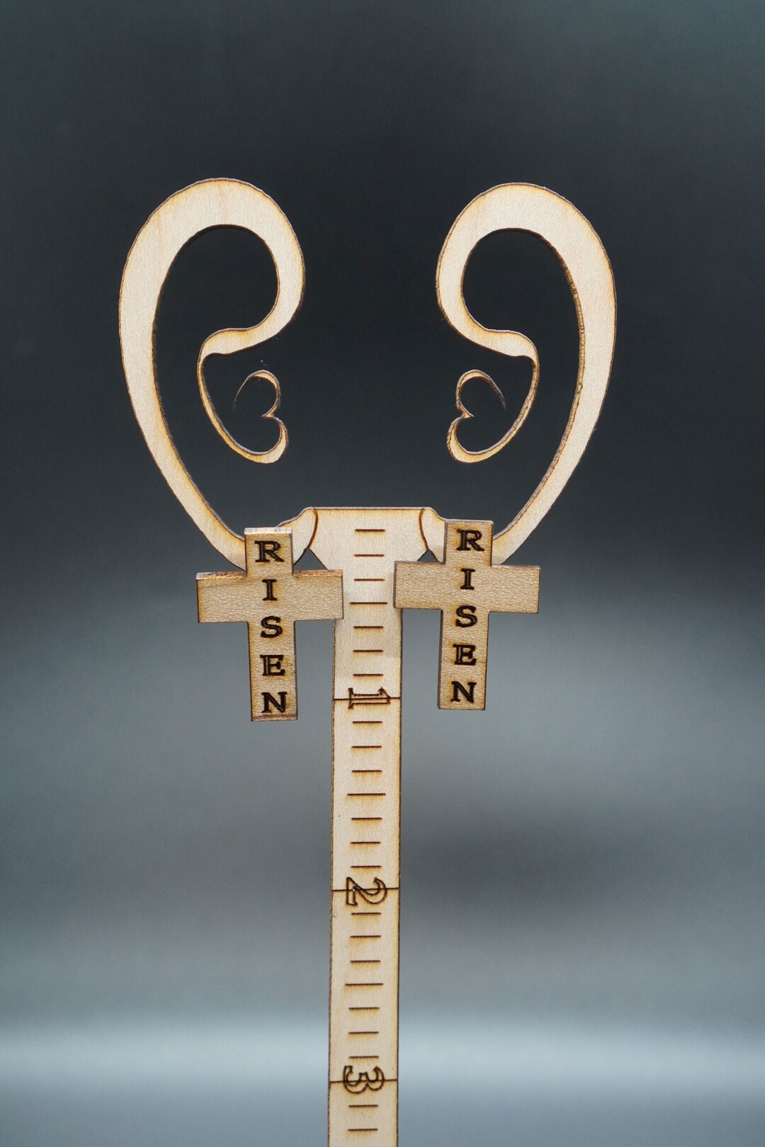 Risen Cross, Laser Cut, Hand Painted, Recycled Maple, Light Weight ...